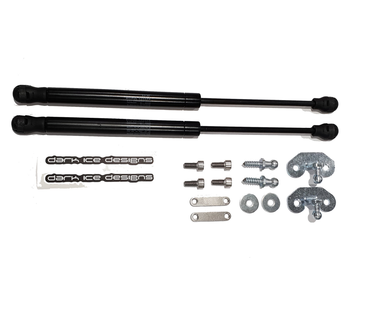 Fiat 500 Bonnet Gas Strut Kit 2007+ – Dark Ice Designs